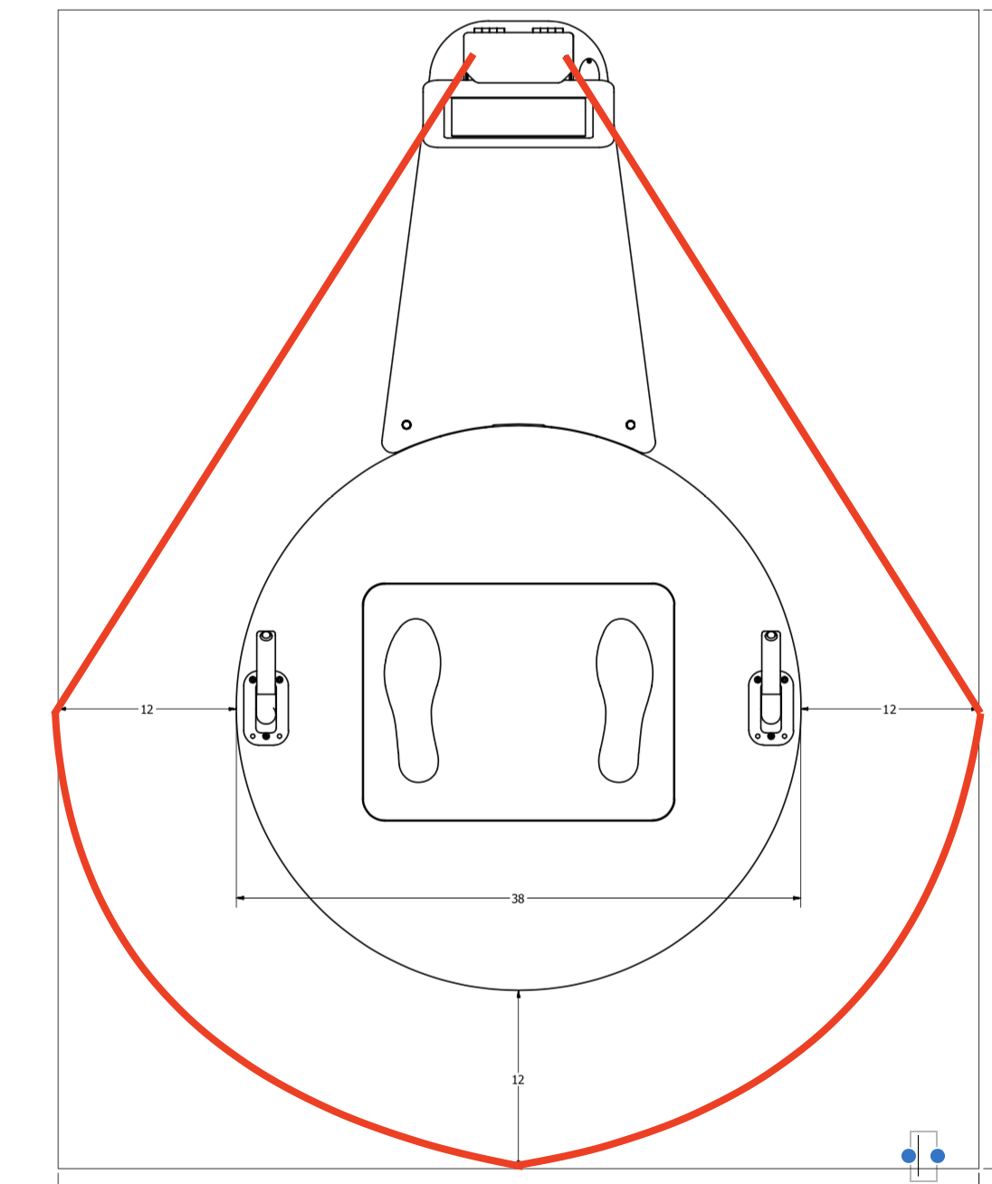 Fit3D ProScanner Dimensions & Spacing